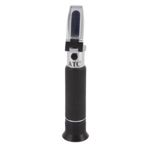 alcohol refractometer, 0 to 80% volume percent scale range digital handheld refractometer, alcohol refractometer for alcohol liquor production spirit alcohol measurement