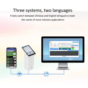 Digital Colorimeter 3.5in Touch Screen Color Difference Analyzer Color Tester for Chroma Sampling