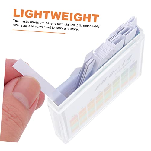 ULTECHNOVO 100pcs Ph Test Paper Body Monitor Ph Levels Ph Testing Paper Water Ph Paper Food Ph Strips Ph Level Test Kit Fluoride Test Strips Spa Kits Alkalinity Test Paper Universal Set