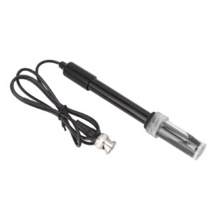 topincn measurement black electrode laboratory electrode bnc connector electrode probe connector sensor black, ph electrode bnc connector for aquariums test strips chemicals