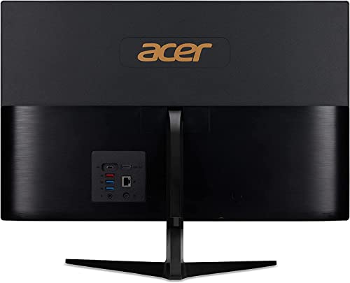 acer 2022 23.8" FHD IPS All-in-One AIO Desktop PC Intel 6-Core i3-1215U UHD Graphics 32GB DDR4 RAM 2TB SSD WiFi AX BT RJ45 USB-C Webcam HDMI Windows 11 Pro Wireless KB and Mouse w/RE USB