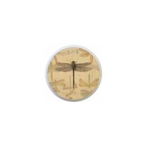 dragonflies in the round dragonfly decorative ceramic dresser drawer pulls cabinet cupboard knobs (vintage)