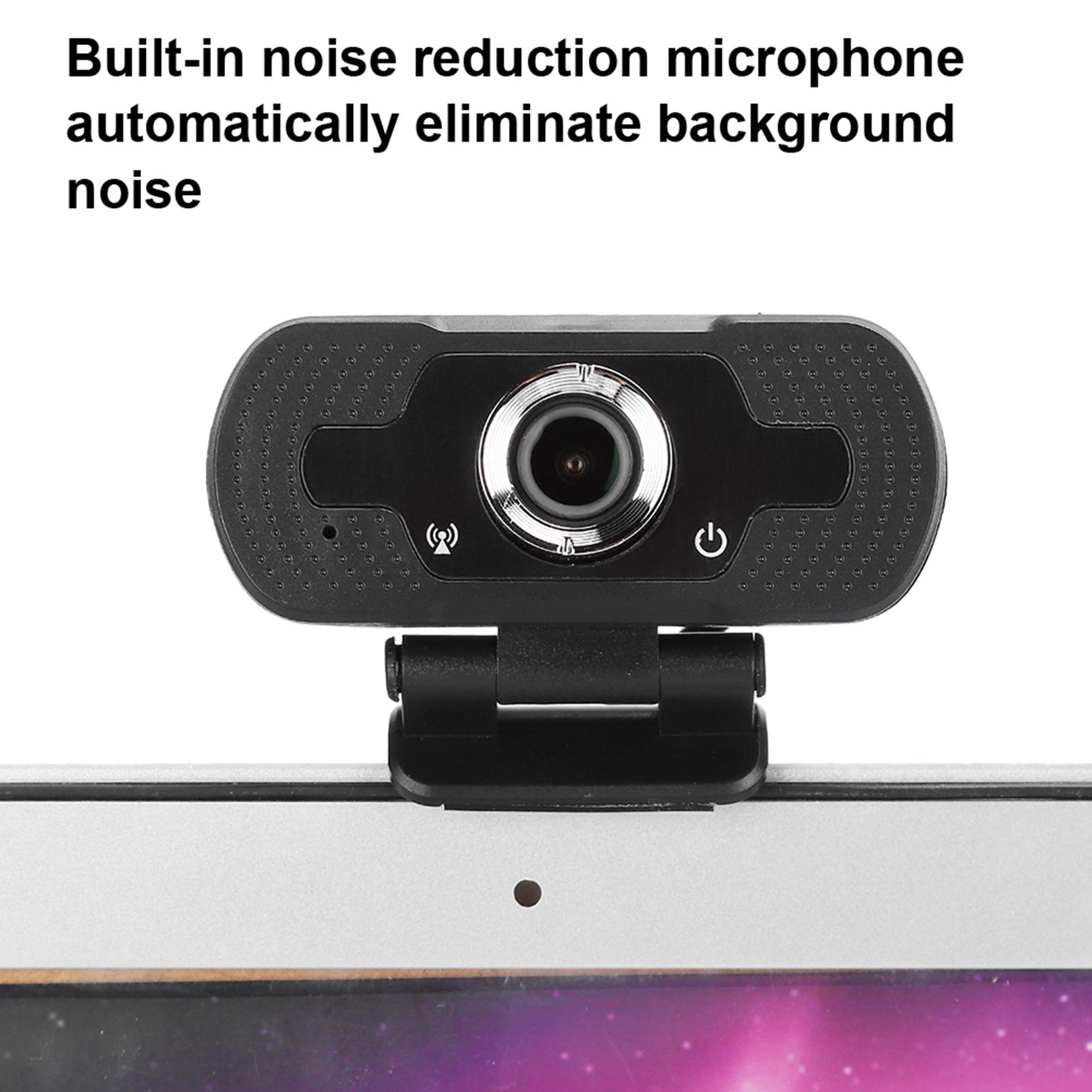 Zyyini Bindpo Computer Camera, 1080P Webcam Camera USB 2.0 PC Camera Plug and Play with Microphone for Online Conference, Video Calling