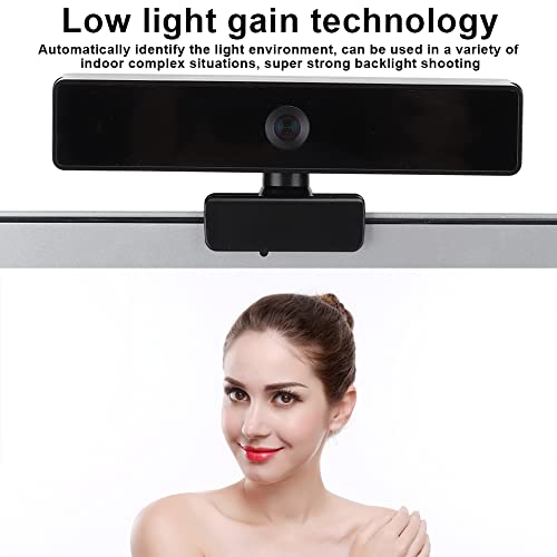 Zyyini Bindpo Full HD 1080P 30fps Computer Webcam, PC Laptop Web Camera with Microphone for Video Conference, Recording, Online Teaching