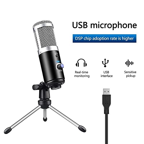 n/a Condenser Microphone Computer USB Port Studio Microphone for pc Sound Card Professional Microphones DJ Live