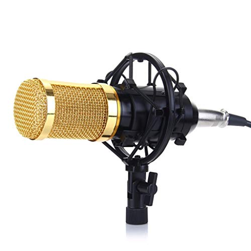 n/a Professional Condenser Microphone Microphone for Computer+Shock Mount+Foam Cap+Cable As Microphone