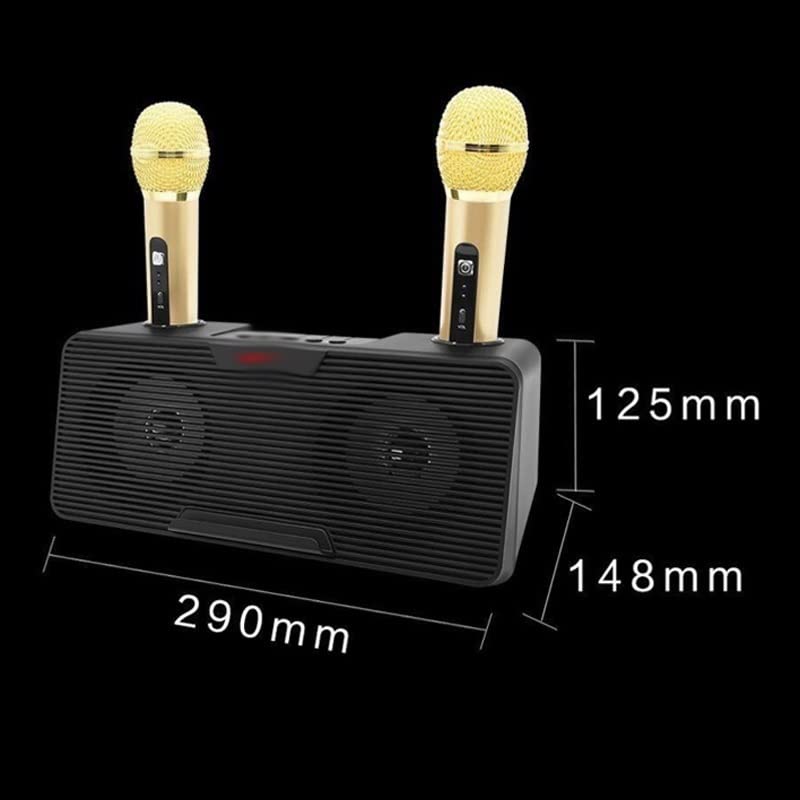 n/a Wireless Bluetooth Microphone Speaker Microphone Household Ktv Outdoor Mobile Phone Bluetooth Audio Cara Ok Machine