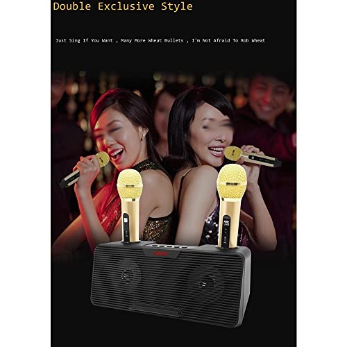 n/a Wireless Bluetooth Microphone Speaker Microphone Household Ktv Outdoor Mobile Phone Bluetooth Audio Cara Ok Machine