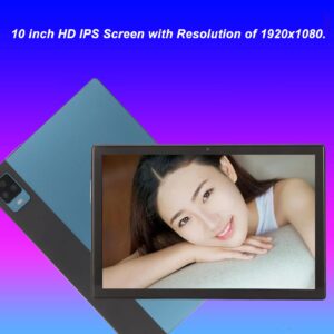 10 Inch Tablet Android12, 8 Core CPU 8GB RAM 256GB ROM, 5G WiFi 4G LTE Cellular Tablet PC with 8+16MP Camera, 5G 2.4G WiFiBluetooth, 7000mAh Battery Dual SIM Card Slots