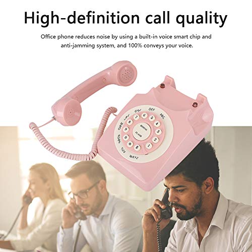 Antique Telephone, High‑Definition Call Quality Stable Signal Vintage Landline Telephone for Home for Office