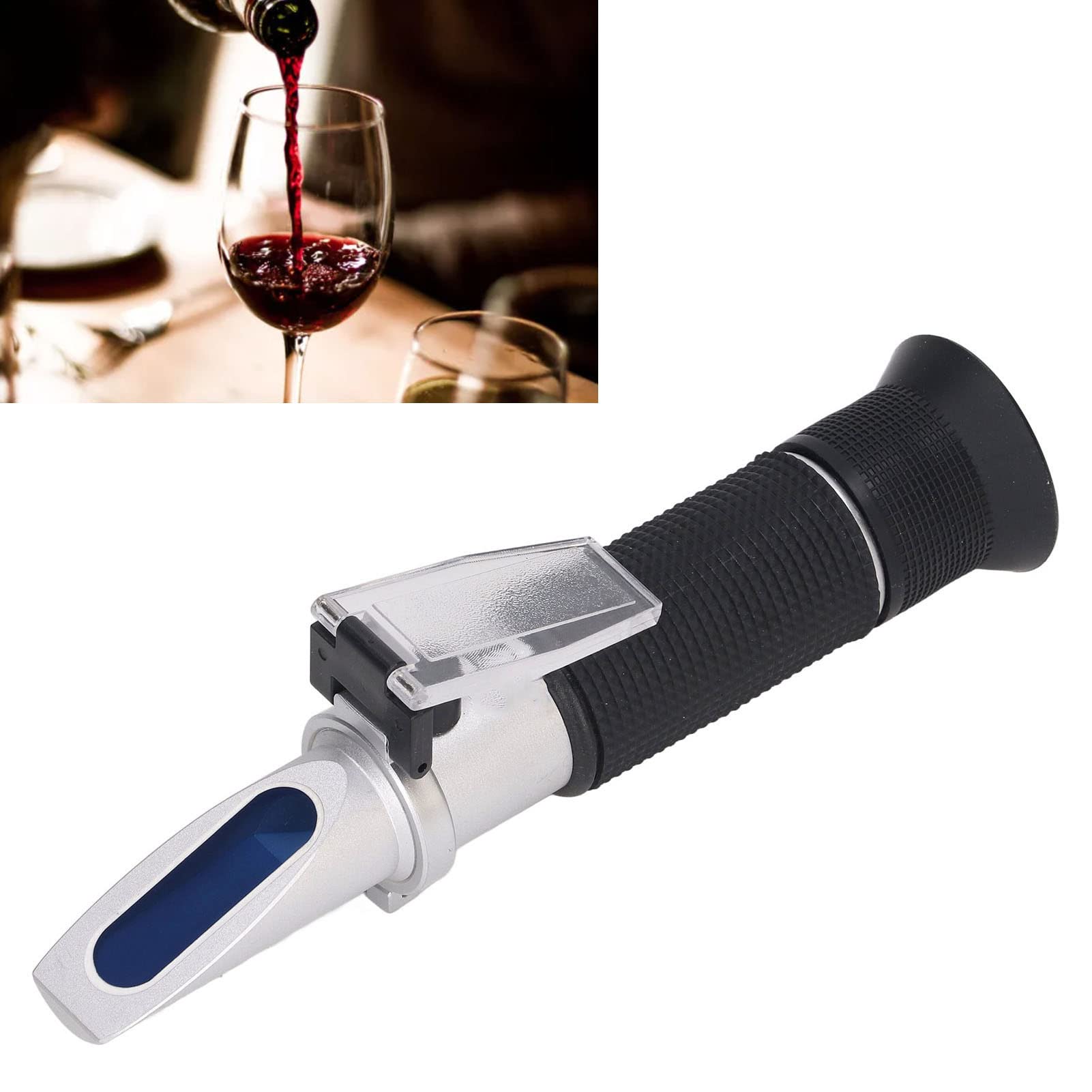 Wine Refractometer, Portable Brew Refractometer High Accuracy Wide Application for Measurement