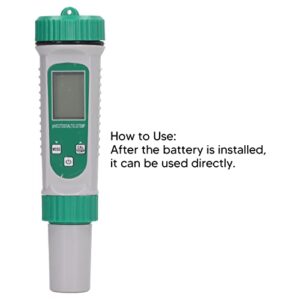 TDS Meter, Water Quality Tester Large Display Screen Easy Operation High Accuracy for Home