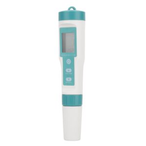 water quality testing pen, digital water quality meter multifunctional waterproof backlight display ph tds temperature ec salinity sg orp for aquaculture