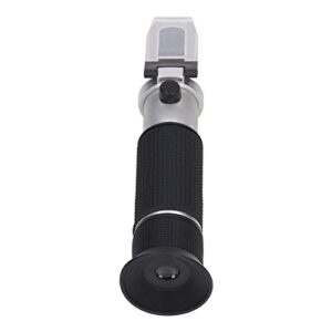 brew refractometer, beer refractometer aluminum alloy easy operation 0‑80% test range portable wide application high accuracy for measurement