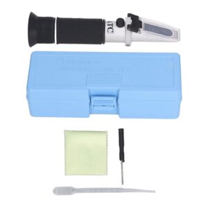 Brix Meter Refractometer, Handheld ATC 0‑32% Lightweight High Accuracy Sugar Refractometer Tester for Factory