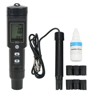 Dissolved Oxygen Detector, High Accuracy Water Oxygen Measuring Pen Large Display Screen for Mariculture