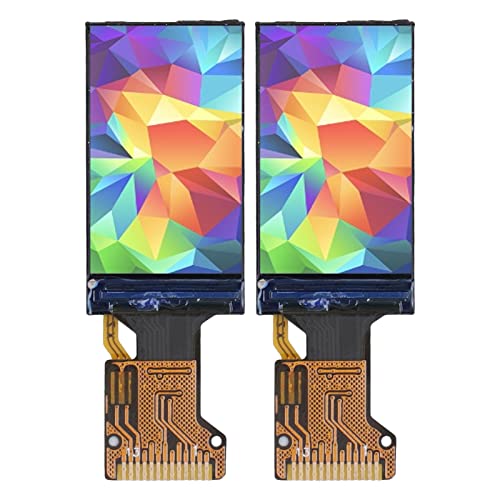 FECAMOS IPS Display Screen, Low Power Consumption TFT 1.08Inch 2Pcs IPS Display Accurate CG9203 Drive for Home for Factory