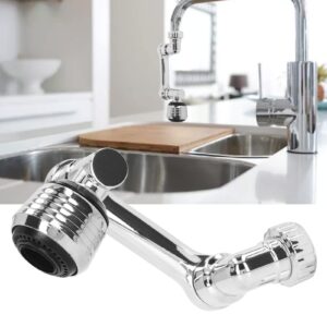 YWBL-WH Faucet Extender Bendable 1080 Degree Rotating Faucet Extender for Kitchen Sink Faucet Extension Acessories