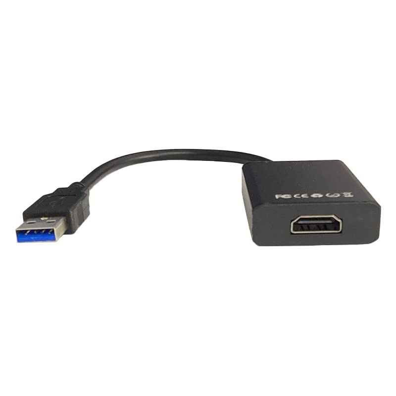 Echeson USB3.0 to HDMI Adapter Cable HD Computer Converter (Color : Navy Blue)