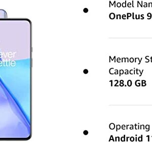 ONEPLUS 9 | 5G Android Smartphone U.S Version | 8GB RAM+128GB Storage | 120Hz Fluid Display | T-Mobile Winter Mist (Renewed)