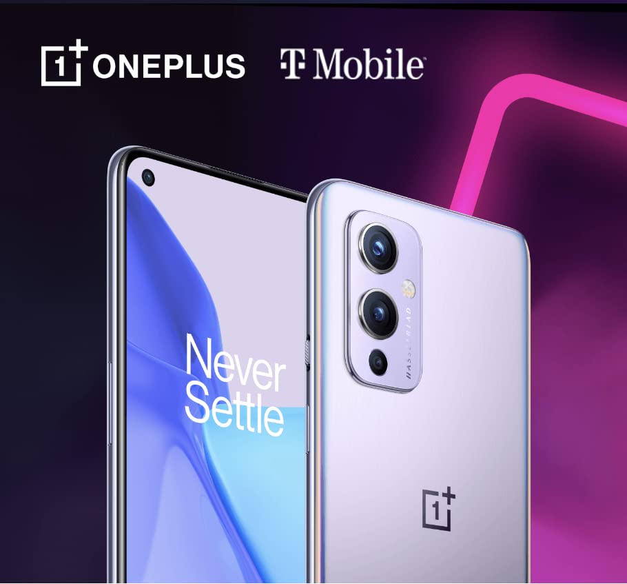 ONEPLUS 9 | 5G Android Smartphone U.S Version | 8GB RAM+128GB Storage | 120Hz Fluid Display | T-Mobile Winter Mist (Renewed)