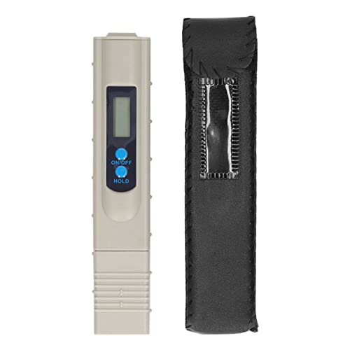 TDS Meter, High Accuracy Automatic Temperature Compensation Water Tester 0~9990ppm for Aquaculture