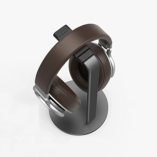 ANIIC Headset Stand Headphone Holder High-end Headphone Stand Metal Headphone Hanger Display Stand for Most Headphones Sizes Headphone Stand (Color : Black)