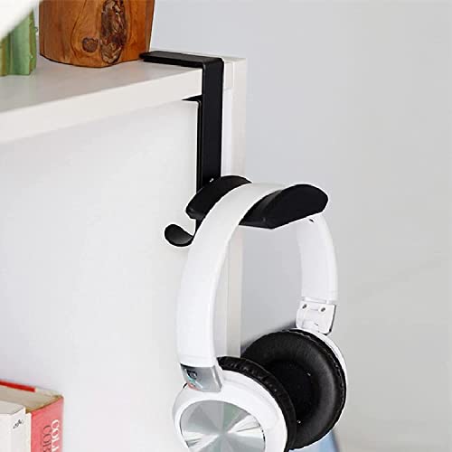 Headset Stand Headphone Hanger Headset Stand Creative Multifunctional Headphone Holder Rack for Audio Studio and Gaming Headphones Headphone Stand (Color : Black)