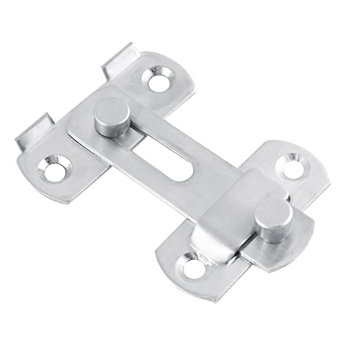 Sliding Door Lock, Strong and Durable Easy to Install Novel Design Hasp Latch Lock with 4 Pcs Screws for Fitting Room for Cabinet