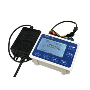 MANGAO DN40 Digital Display Flow Quantitative Controller Water Flow Sensor Use to Control and Display Liquid Flow (Size : US Plug)