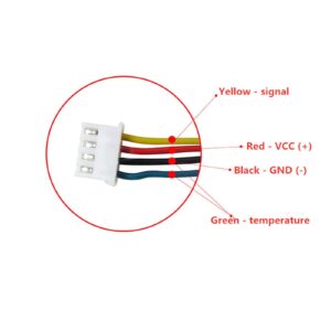 1/2" Water Heater Water Flow Sensor 1.75MPa Sensor Turbine Flowmeter DC5~18V with Temperature Induction