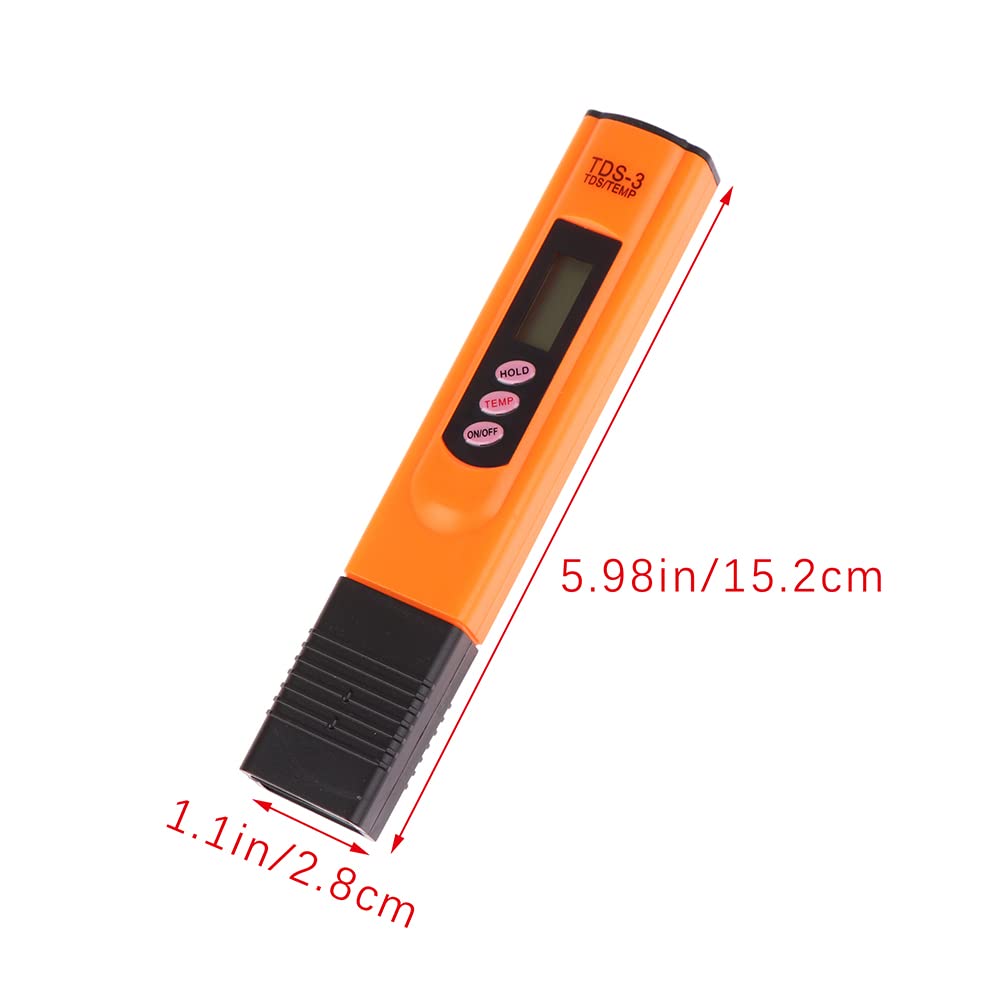 TDS Meter, Water Quality Tester Filter Pen, Accuracy Testing Water Quality for Drinking Water Purity Test, Swimming Pools, Aquariums.