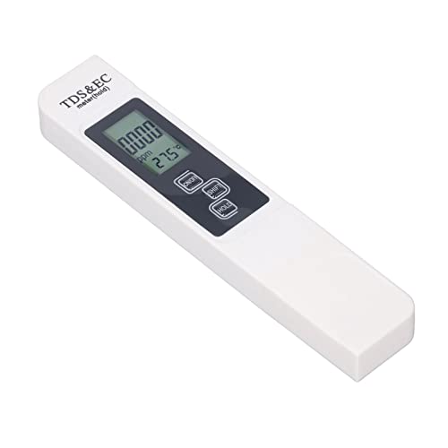 Deosdum TDS Meter Digital Water Quality Tester Portable 3 in 1 High Accuracy EC Temp Testing Kit