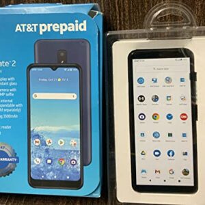 AT&T Motivate 2 I 32GB, Maritime Blue I 4G LTE Prepaid Smartphone I Carrier Locked to AT&T (Renewed)