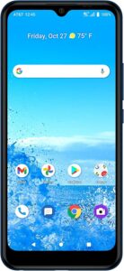 at&t motivate 2 |32gb, maritime blue |4g lte prepaid smartphone | 6.5 inch unlocked (renewed)