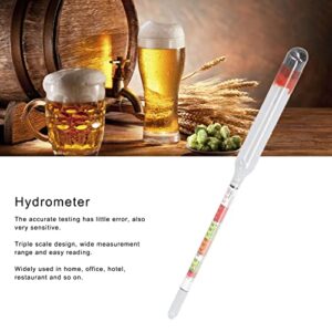 Beer Meter, Hydrometer Tool Durable Wide Application 10pcs High Accuracy for Home