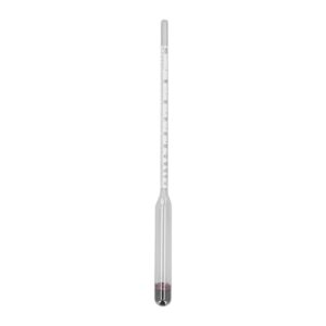 Beer Meter, Easy Reading Glass Hydrometer Tool Durable Wide Application for Office