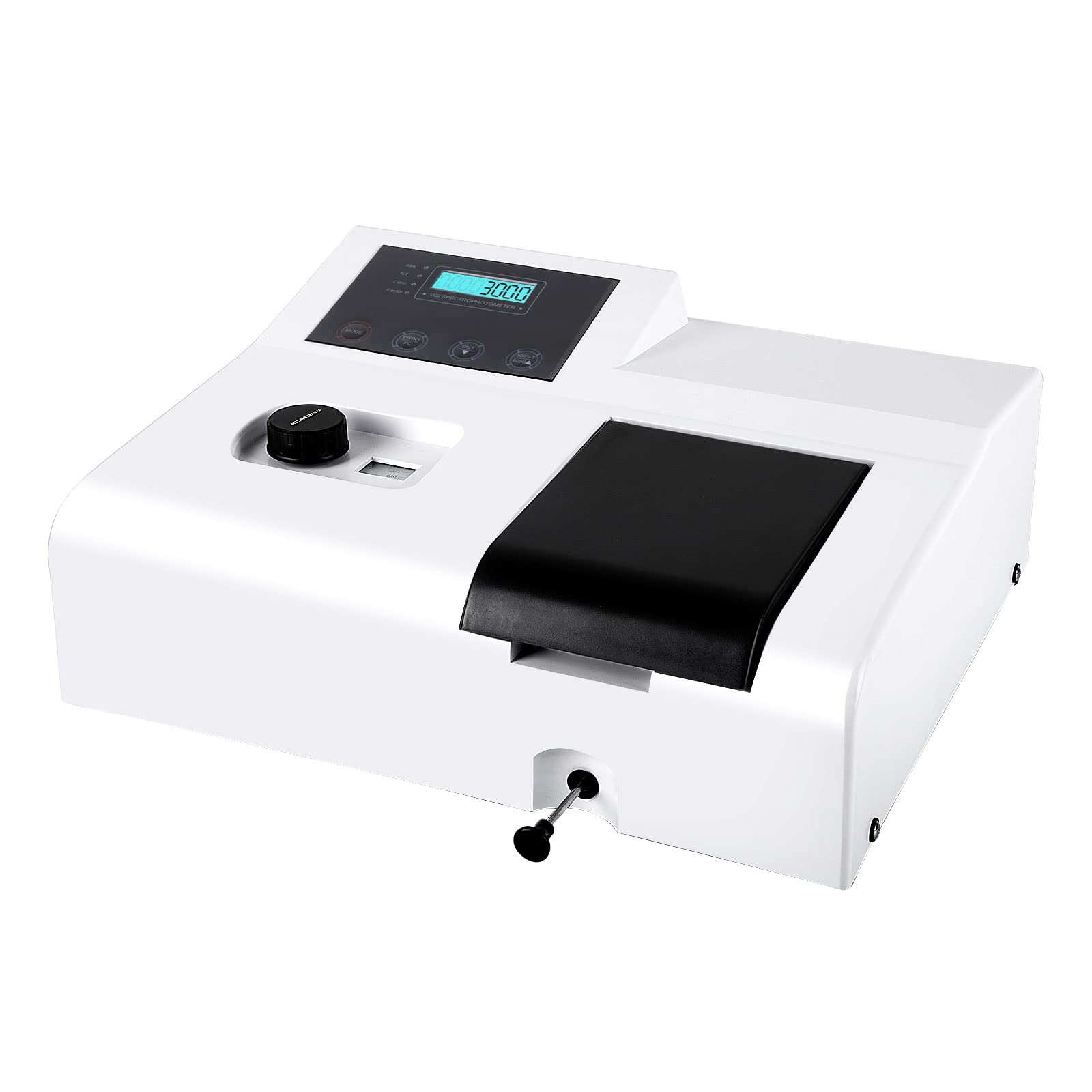 GOYOJO Portable Spectrophotometer 721, LDC Digital Lab Visible Spectrophotometer 350-1020nm Lamp, 6nm Tungsten Lamp Laboratory Analytical Equipment Spectrometer 110V