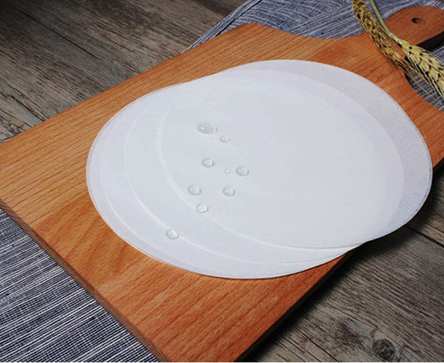 WANTan (set of 200)Parchment Paper Baking Circles 8 Inch Diameter, Baking Paper Liners for Baking Cakes, Cooking, Dutch Oven, Air Fryer, Cheesecakes, Tortilla Press