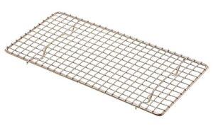 update international 5" x 10" rectangular chrome-plated wire pan grate