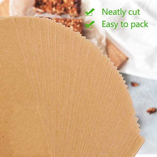 QYH 300 Pcs Parchment Paper Sheets for Baking, 8x12 Inches Unbleached Precut Parchment Paper for Baking Cookies, Frying, Air Fryer, Cooking, Grilling Rack, Oven