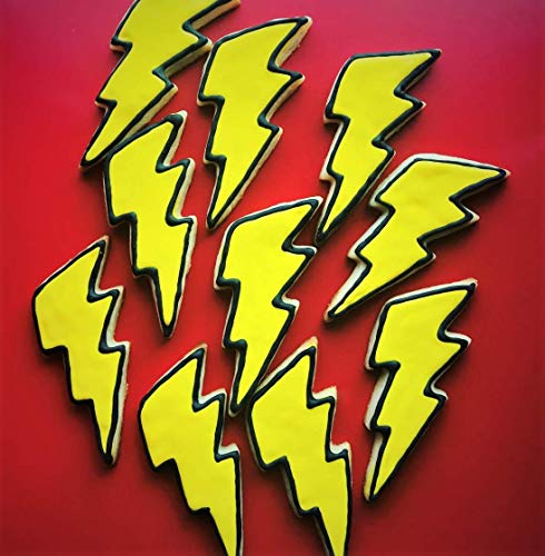 Lightning Bolt Cookie Cutter, 4.25" Made in USA by Ann Clark