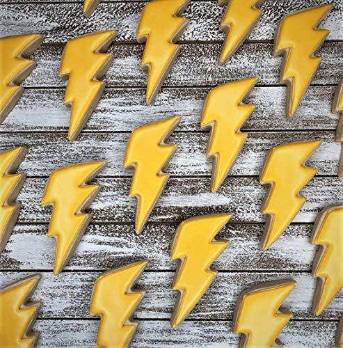 Lightning Bolt Cookie Cutter, 4.25" Made in USA by Ann Clark