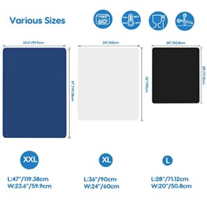 AECHY Extra Large Silicone Mat 36”x24”x0.08”, Multipurpose Silicone Mat Thick Heat Resistant Mat Shipped Rolled Up Kitchen Counter Mat Waterproof Nonslip Silicone Mats for Kitchen Counter Translucent