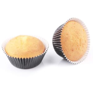 Vibrille Rose Gold Foil Cupcake Liners Standard Muffin Baking Cups, 200-count