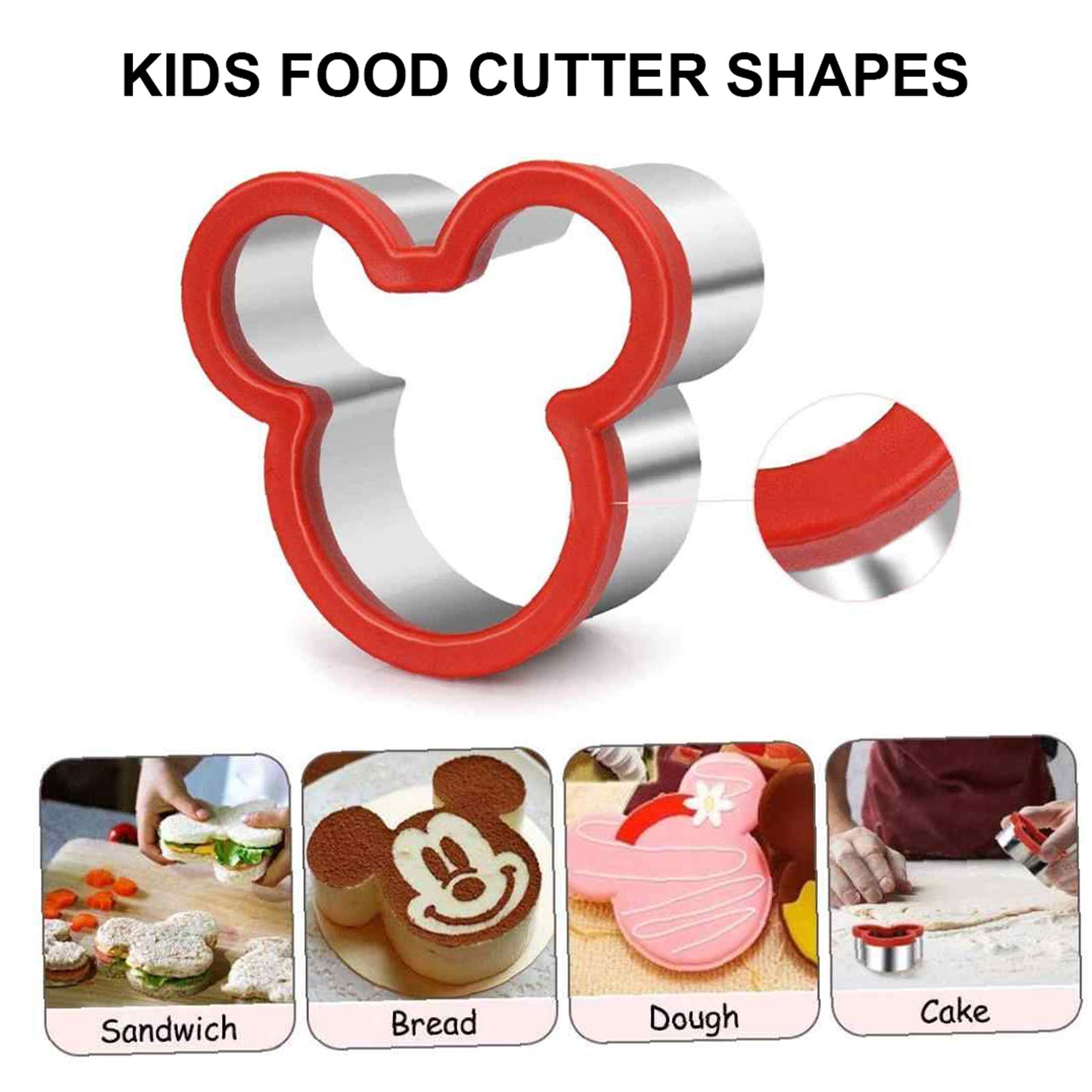 Fruit Vegetable Cutter Shapes Set, Mini Pie and Cookie Stamps Mold(8 pcs) with Melon Baller Scoop ＆ Carving Knife, Stainless Steel, DIY Fun Food Decorating Tools cookie cutter for Kitchen