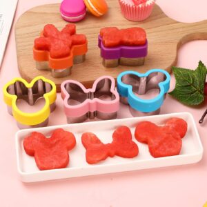 Cookie Cutter set, Head, Glove, Shoe, Bows Shapes Sandwich Cutters Cookie Cutters -Food Grade Cookie Cutter Mold for Kids (7Pack)