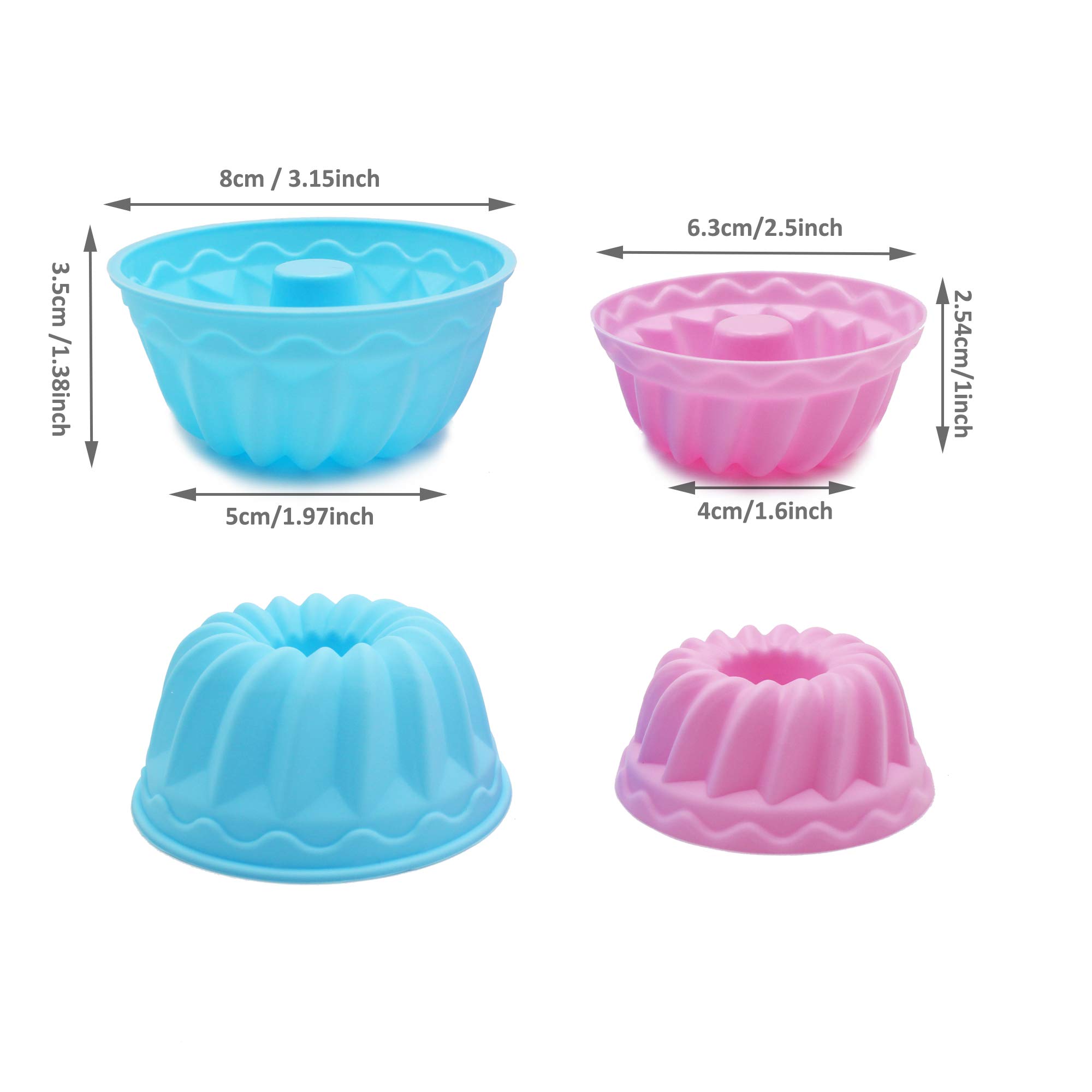 To encounter 24Pack Silicone Baking Cups, Pumpkin Silicone Baking Cake Molds, Nonstick Cupcake Liners, Bpa Free Fancy Dessert Tray - Jelly and Muffin Cups