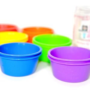 The Sweet Baker | Professional Jumbo Silicone Baking Cups | Premium 12 Piece Set | Reusable Cupcake Muffin Pans | BPA Free