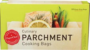 paperchef culinary parchment cooking bags, 10-ct